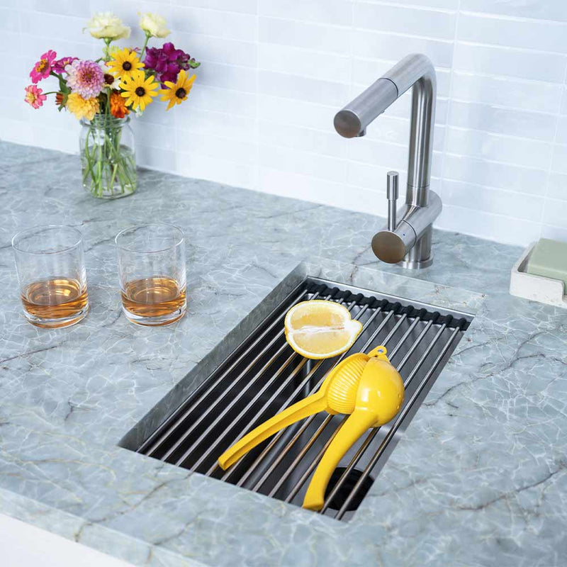 10" Workstation Prep Sink - Single Bowl - 8" deep (5LS10-8)