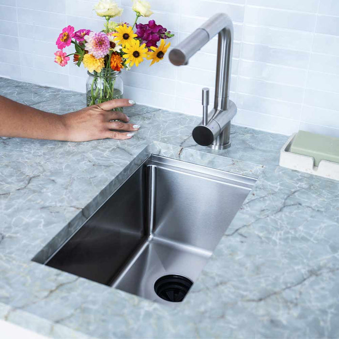 10" Workstation Prep Sink - Single Bowl Bar Sink - Create Good Sinks