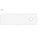 GRID - 56" stainless steel sink grid - offset - reversible (GR-5LS56C)