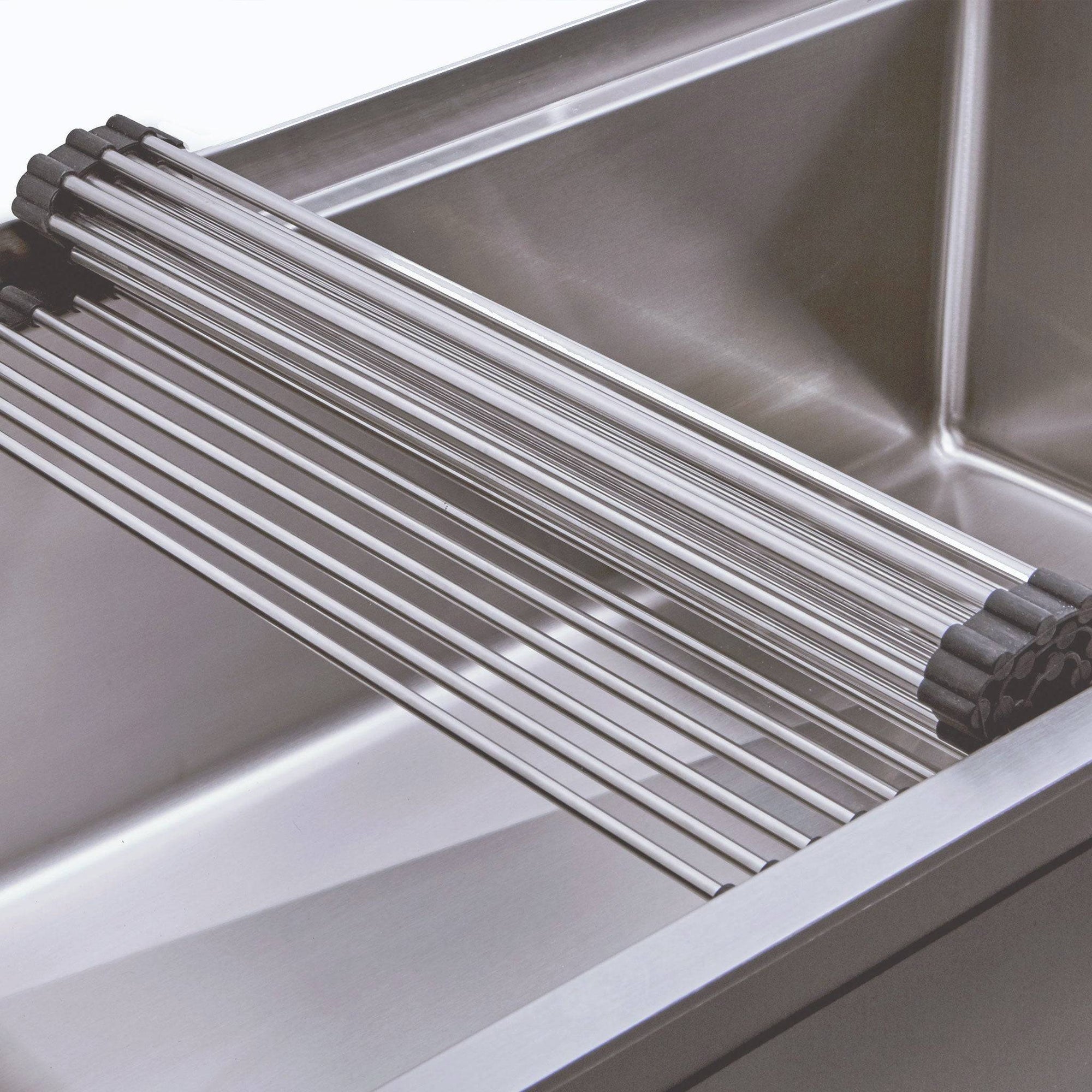 18" Stainless Steel Roll Mat (LRM-18) - Workstation Sink Accessory