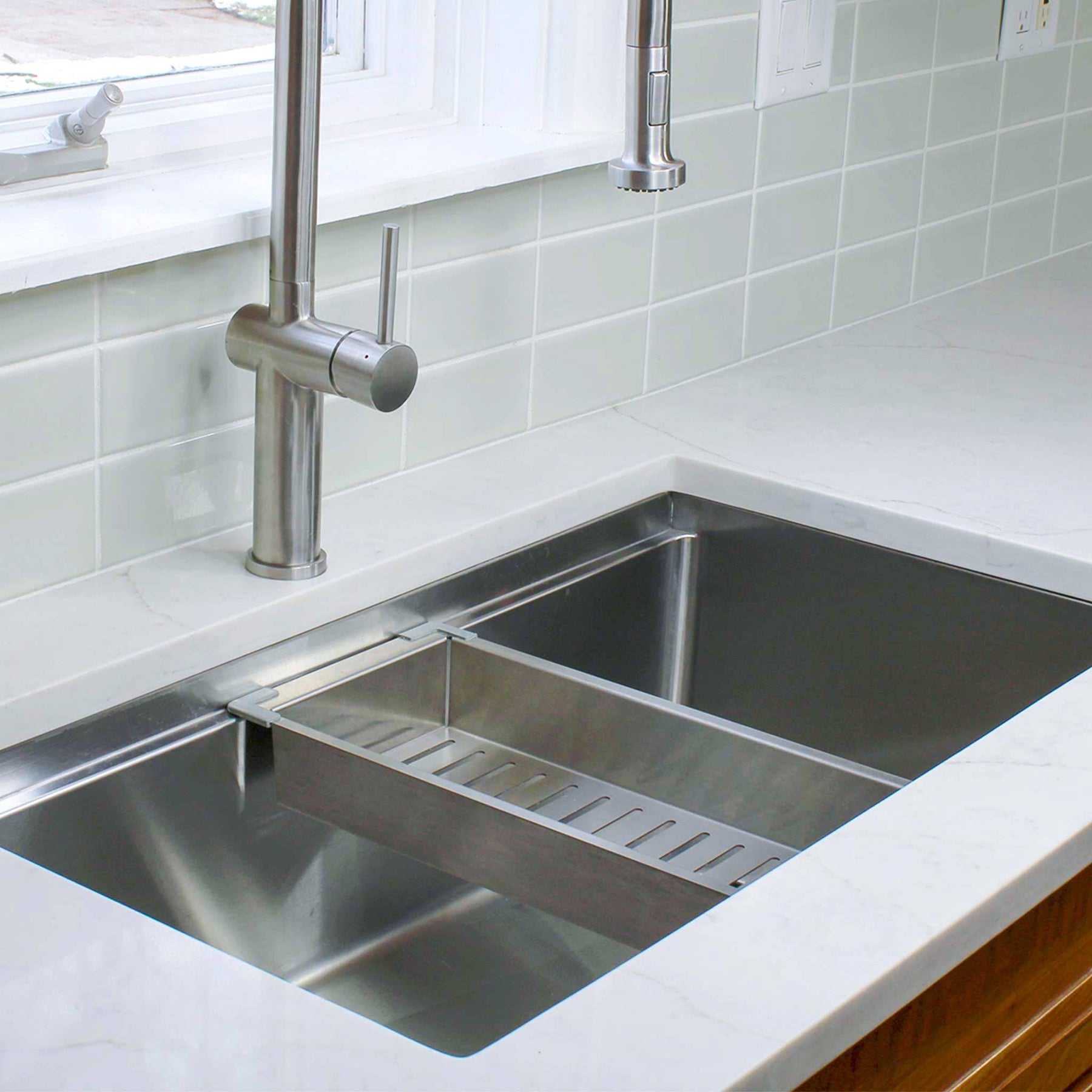 Stainless Steel Colander (COL) - Workstation Sink Accessory